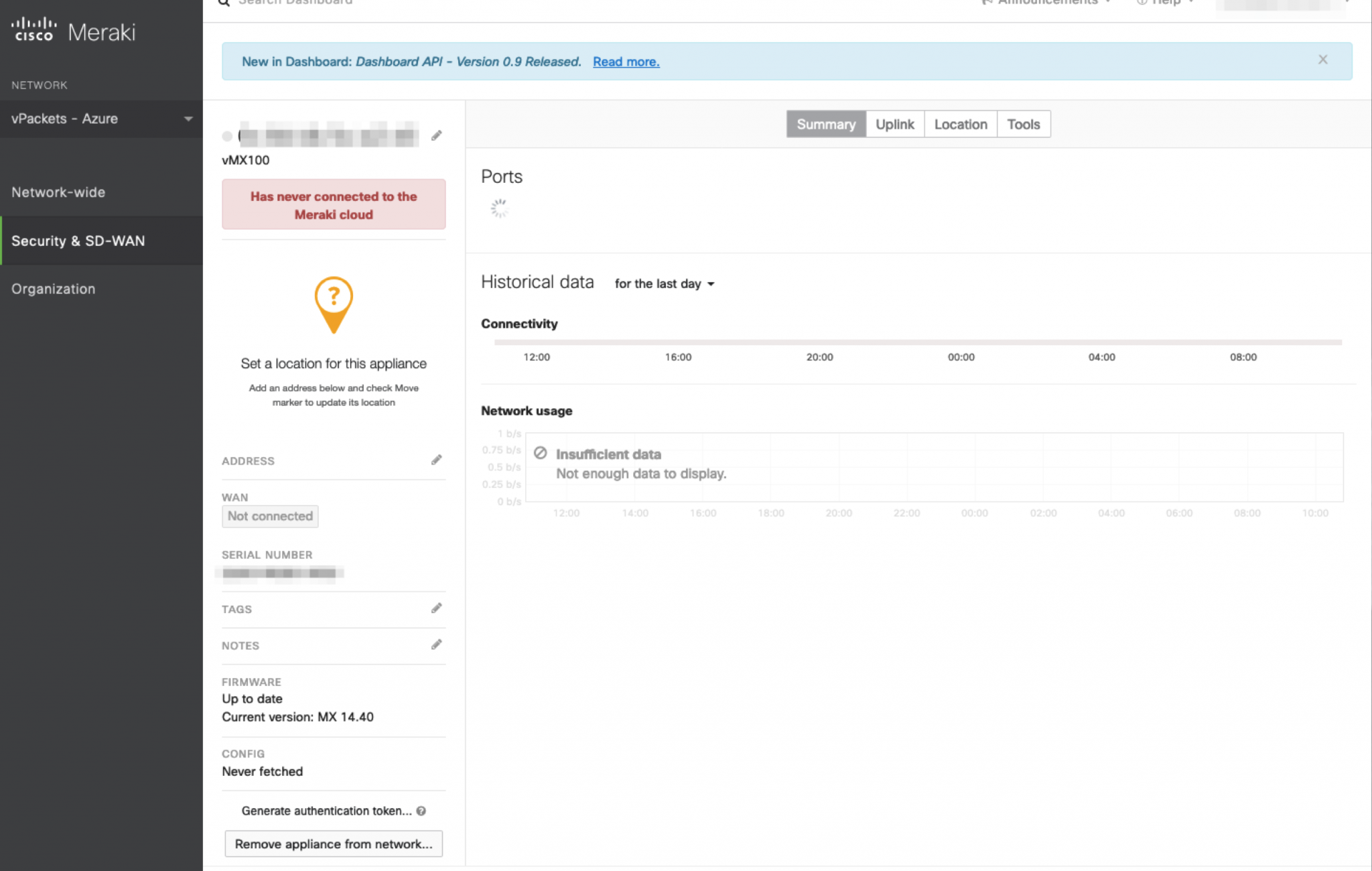 VPackets.netCisco Meraki vMX 100 deployment in Azure - VPackets.net